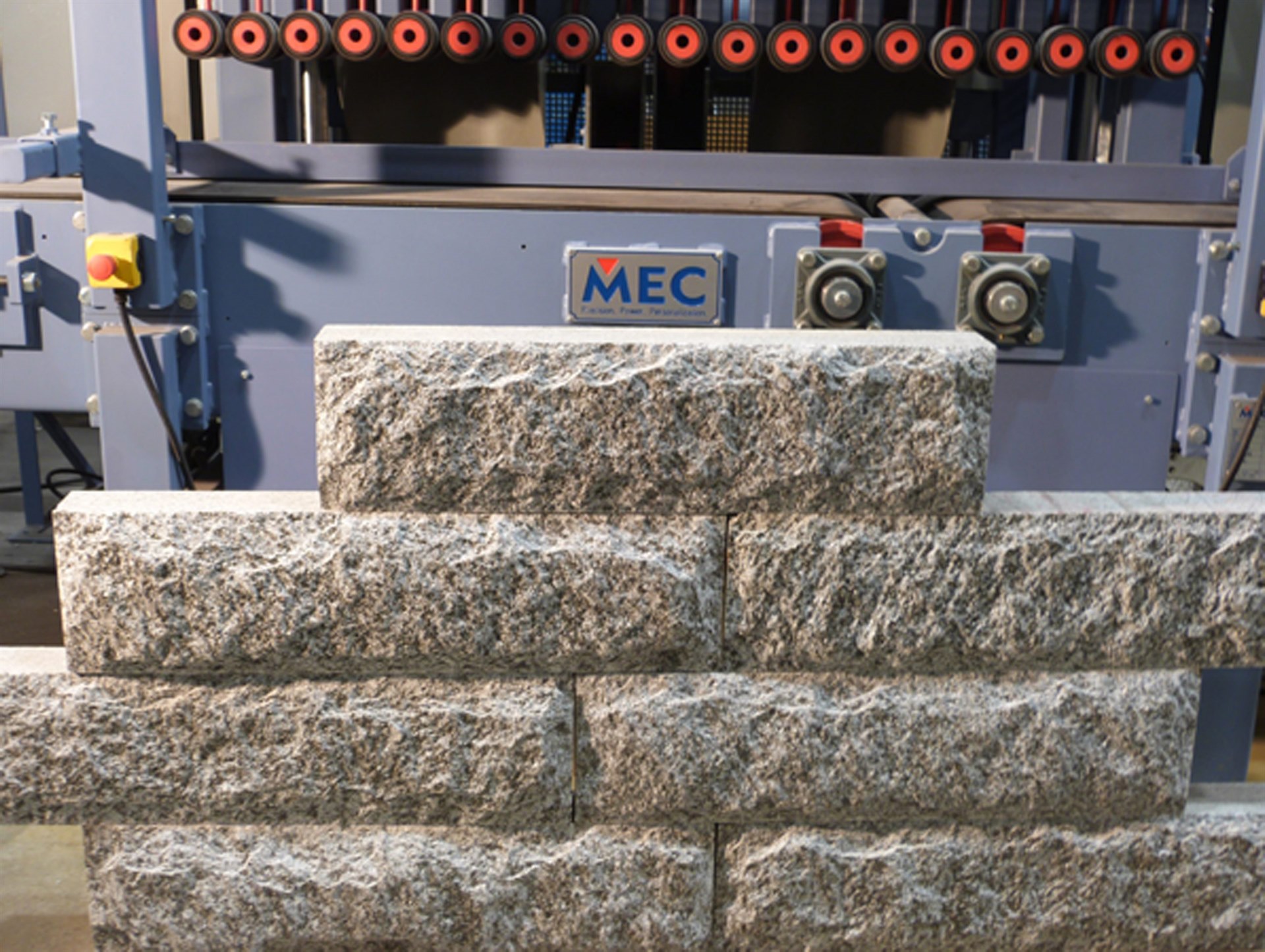 One Line | Stone Pitching Machine | MEC
